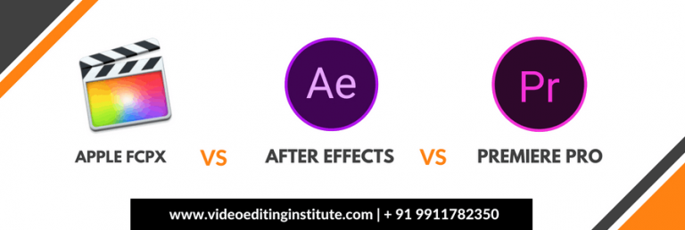Differences Between Apple FCPX, Premiere Pro and After Effects